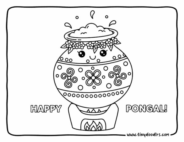 15+ Easy And Beautiful Pongal Drawing Ideas For Kids