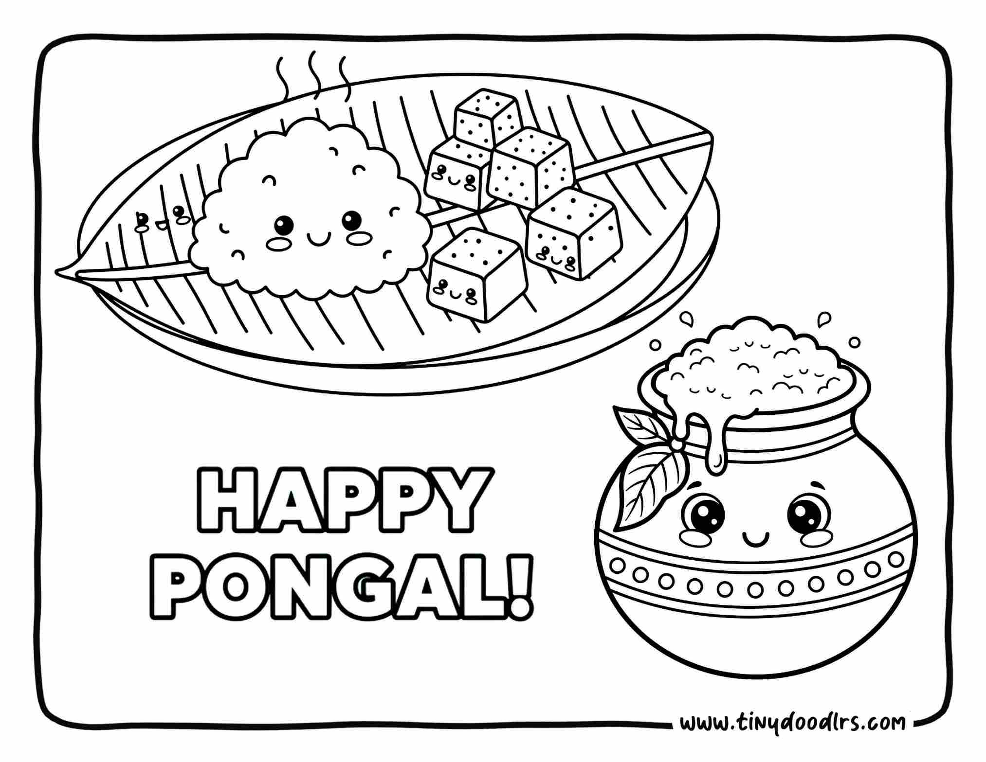 15+ Easy And Beautiful Pongal Drawing Ideas For Kids