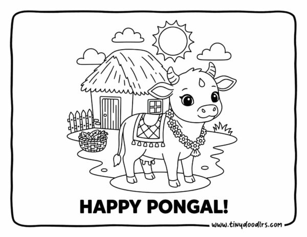 15+ Easy And Beautiful Pongal Drawing Ideas For Kids