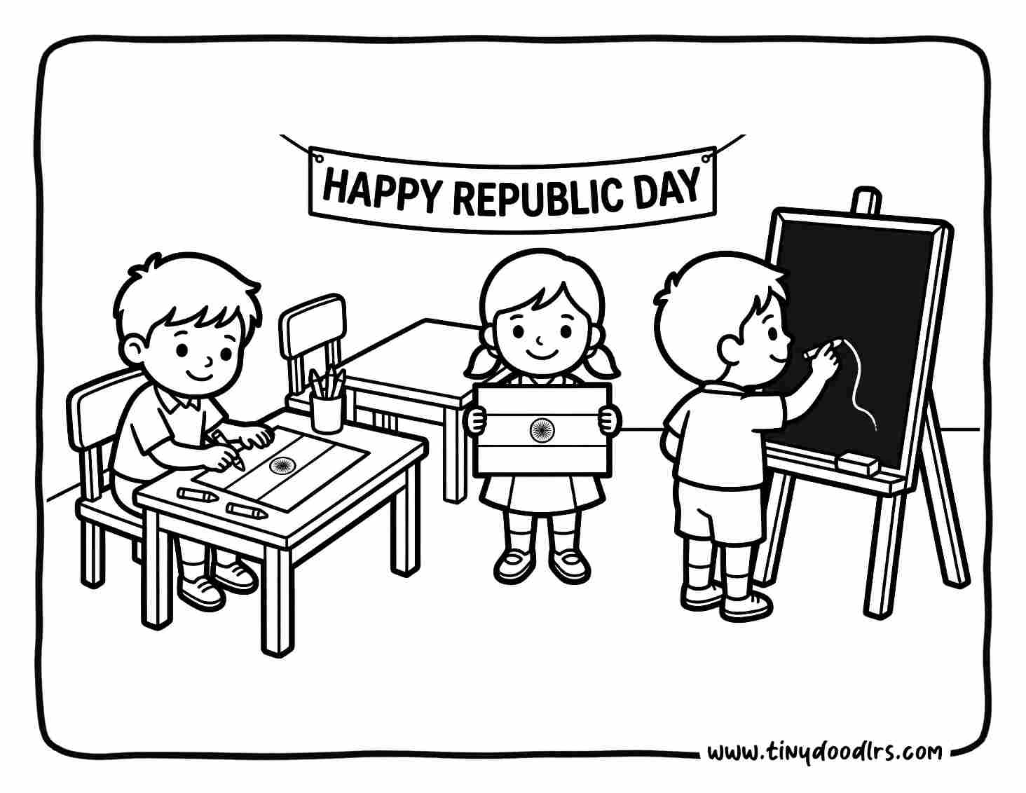 25+ Easy & Beautiful India Republic Day Drawing For Kids