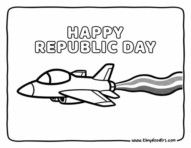 25+ Easy & Beautiful India Republic Day Drawing For Kids